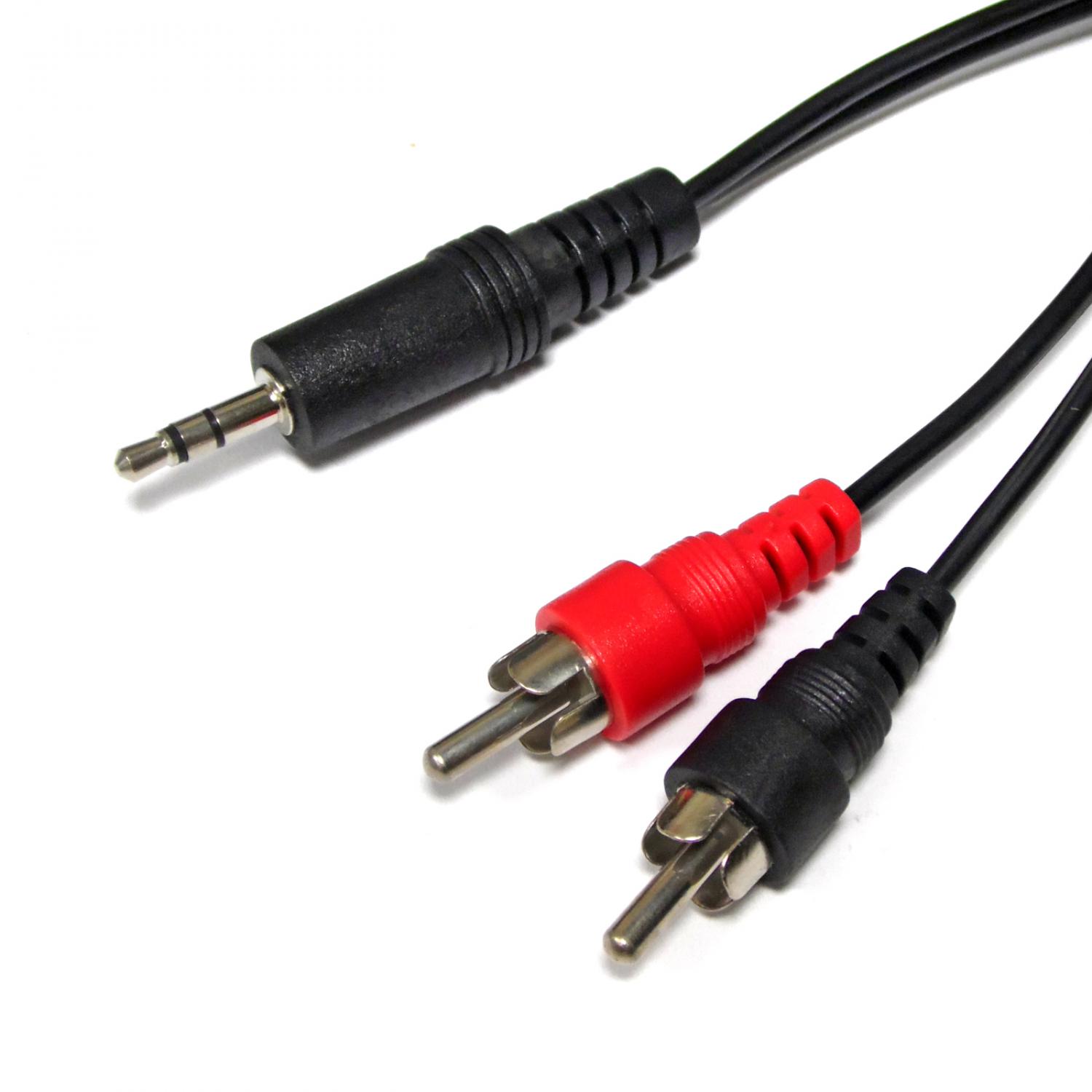 Wholesale Jack Plug to 2 Phono Lead 1.2m | CK Electricals Manchester UK