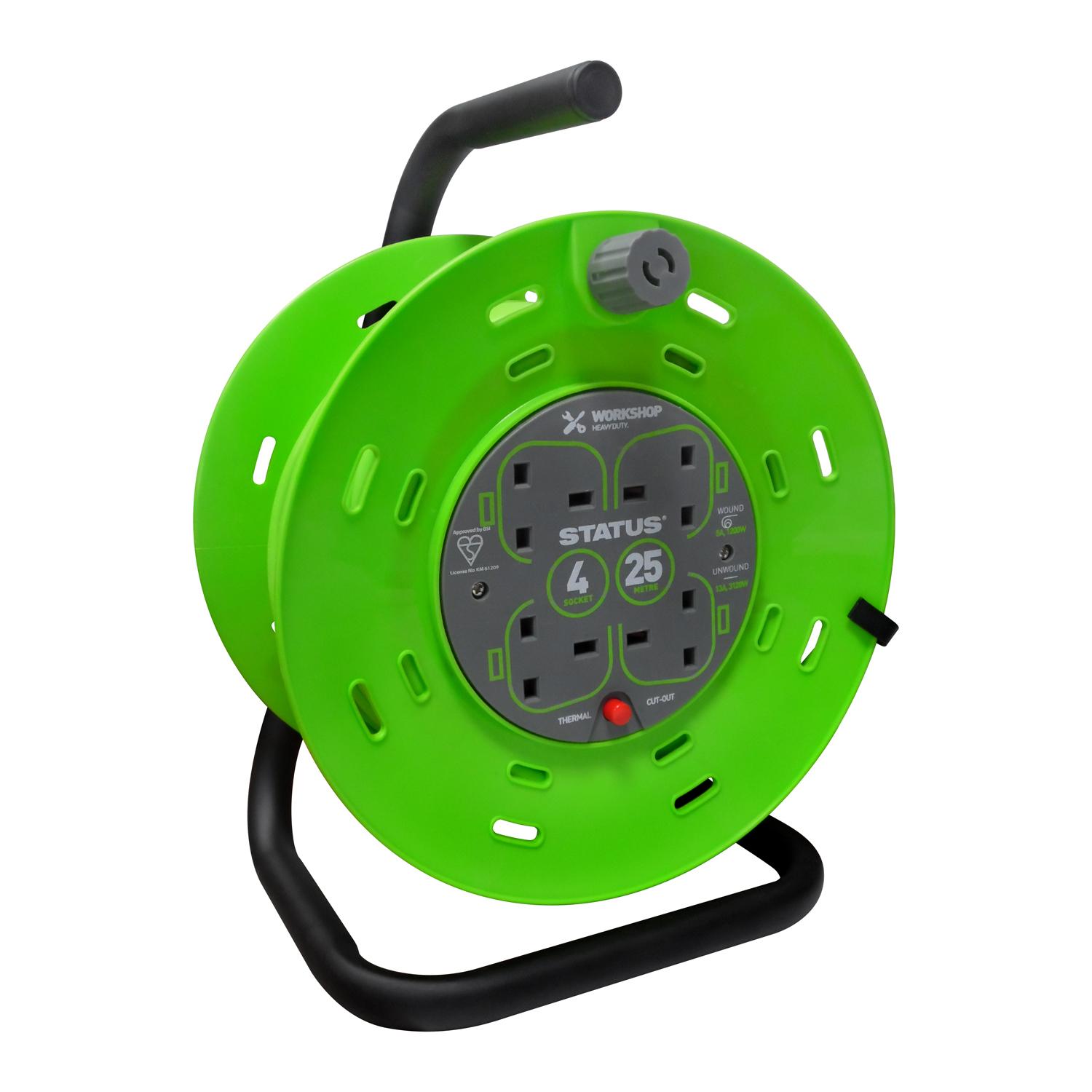 Wholesale 25M 13A 4 Socket Reel | CK Electricals Manchester UK