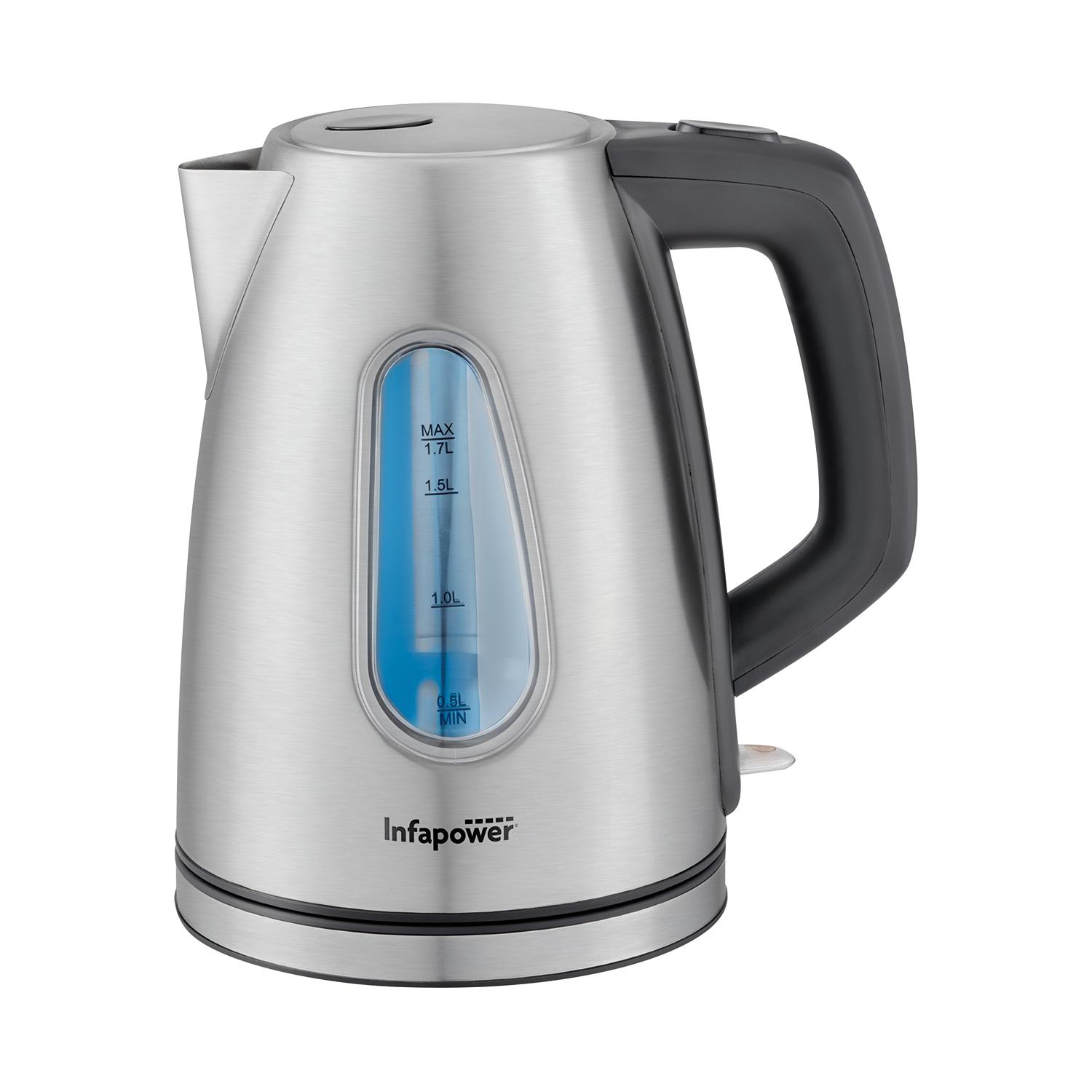 Wholesale Infapower 1.7L Rapid Boil Steel Cordless Kettle X504 | CK ...